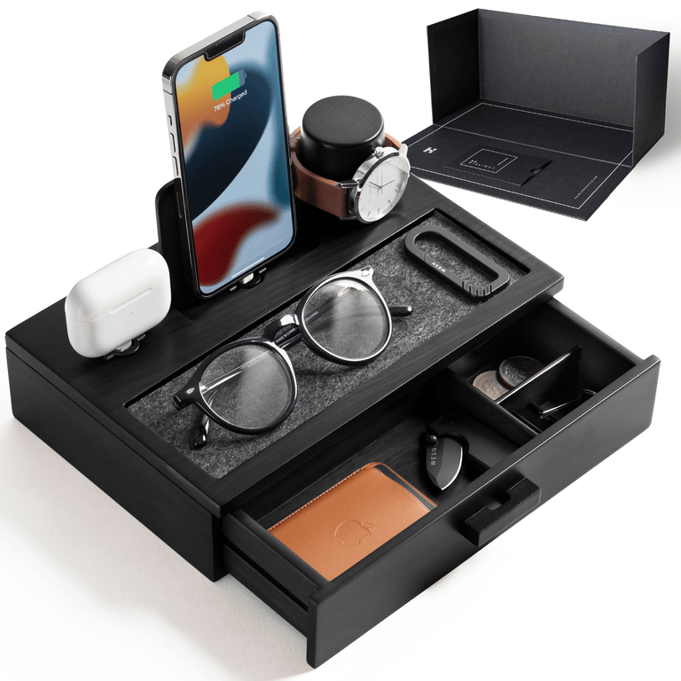 The Hub Nightstand Organizer | Charging Station | Desk Organizer ...
