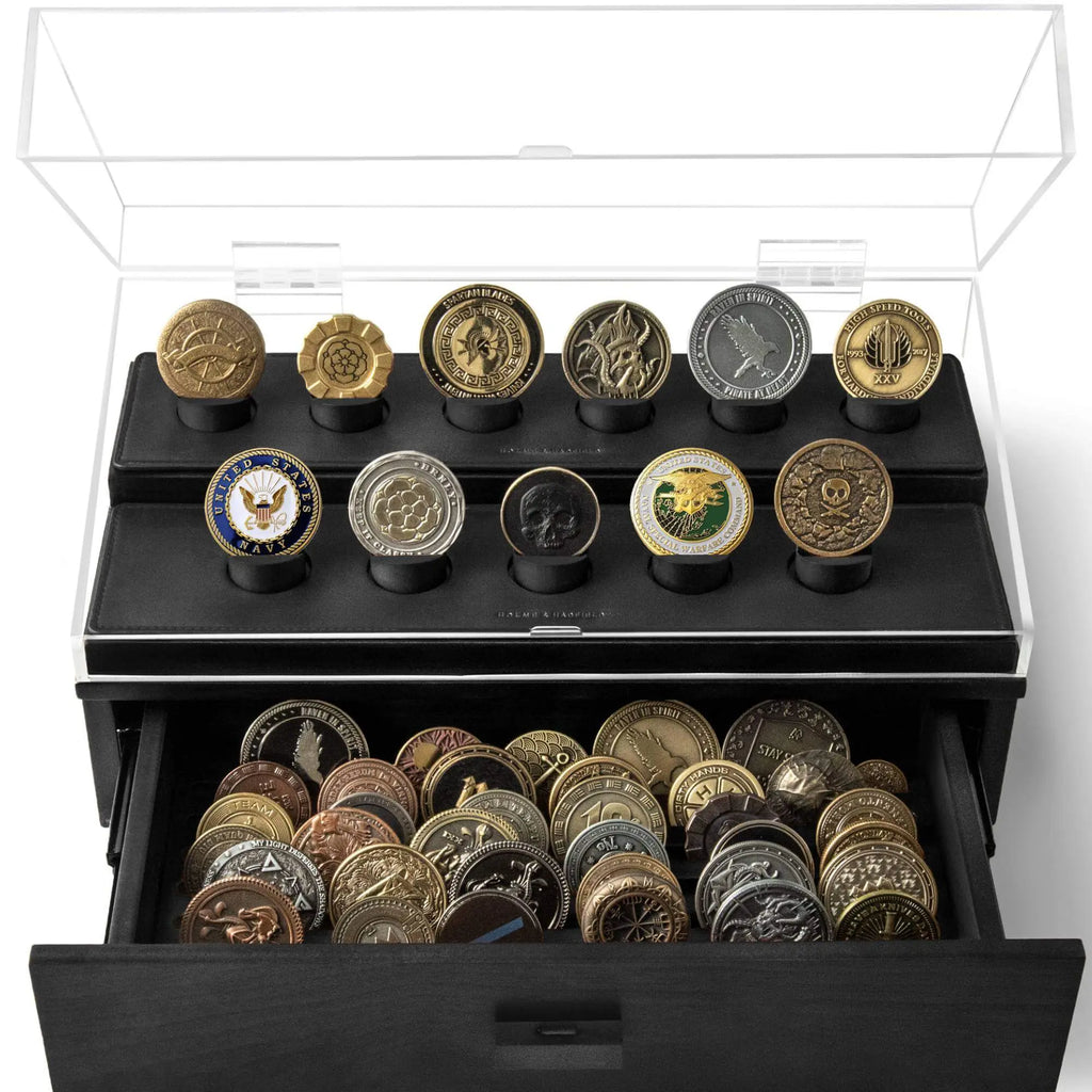 Coin Holder | Coin Display Case | Coin Rack - Holme & Hadfield