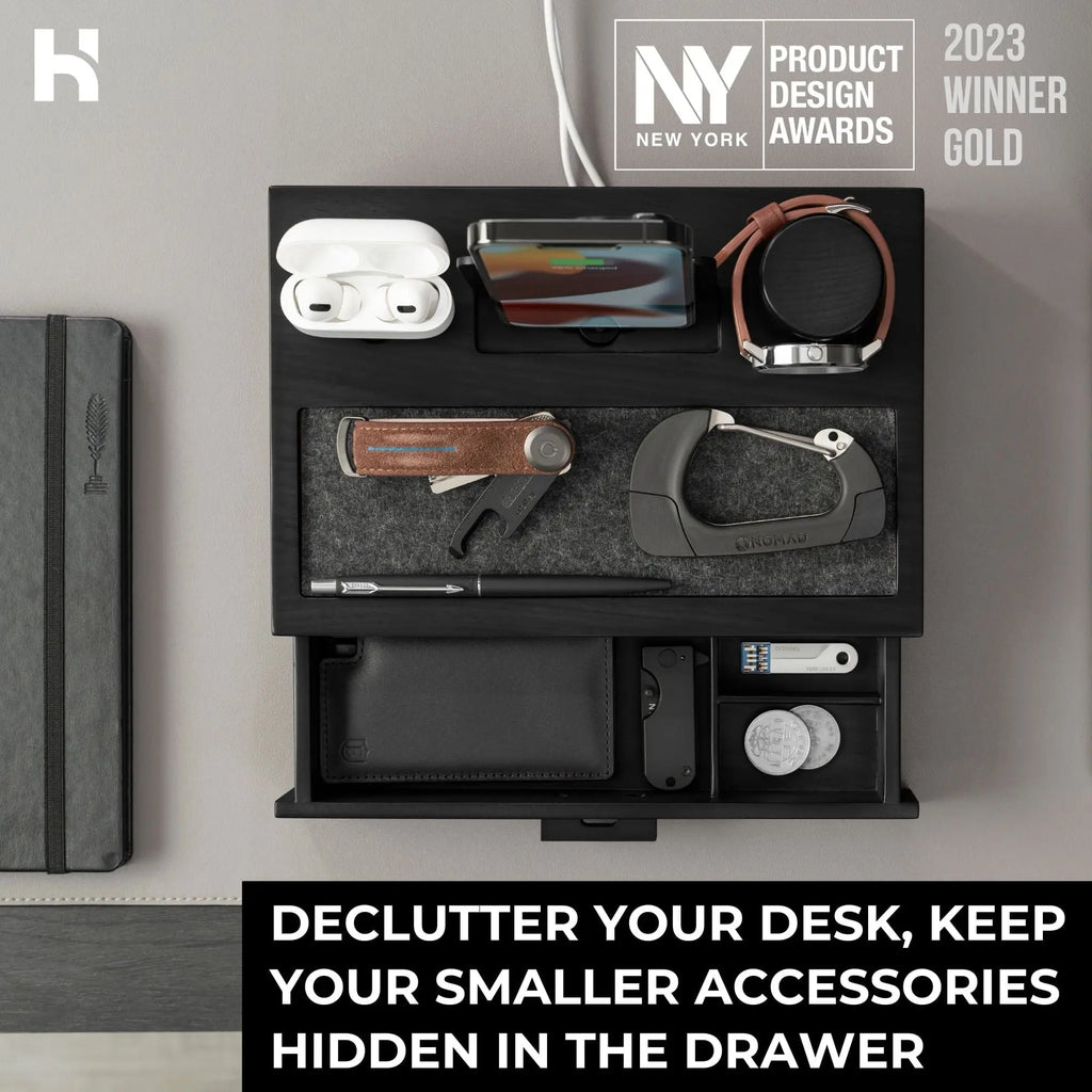 The Hub Nightstand Organizer | Charging Station | Desk Organizer ...