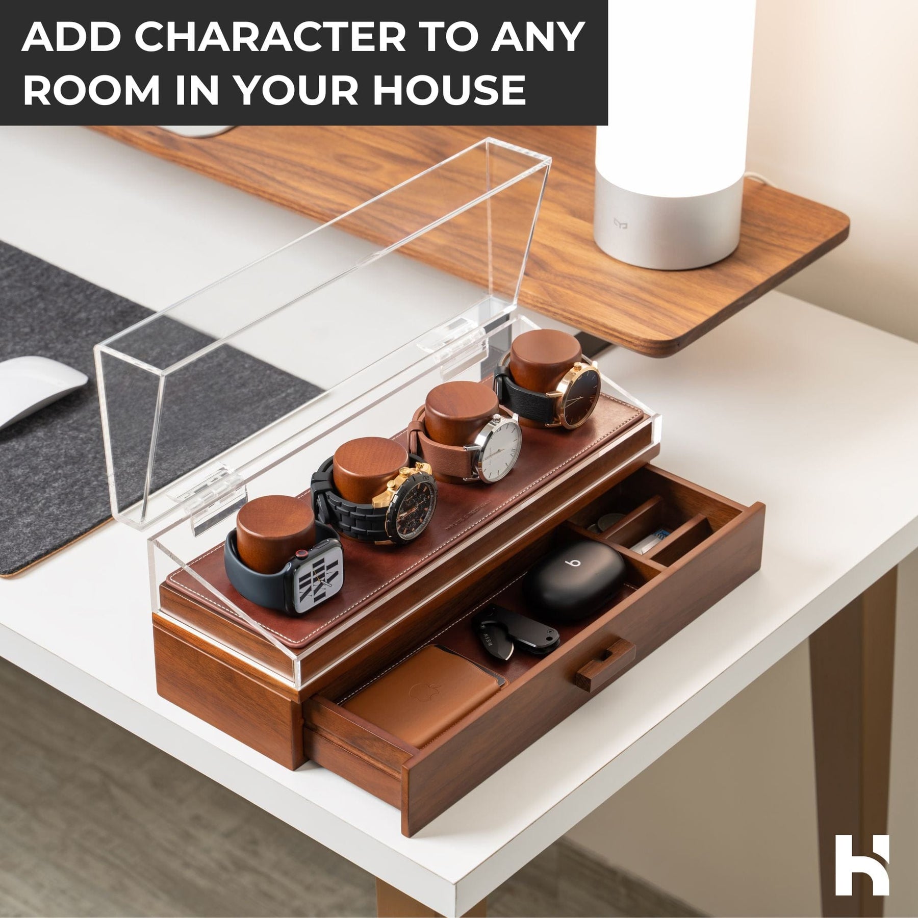 The Watch Deck Pro | Watch Display Case | Watch Box - Holme & Hadfield